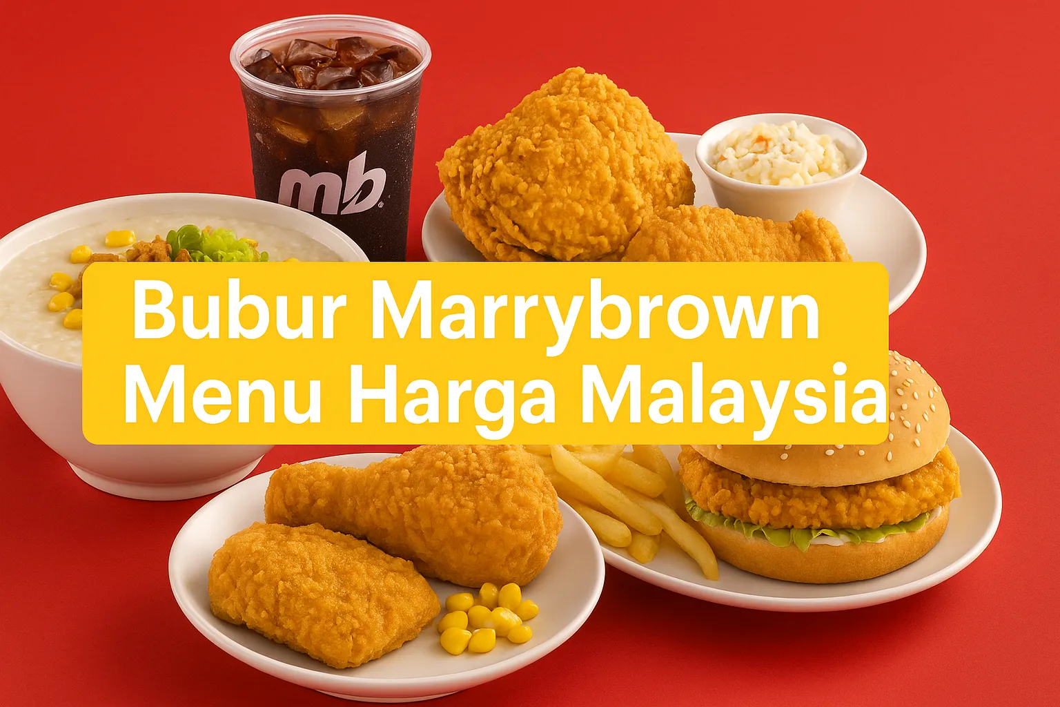 Bubur Marrybrown Menu Malaysia – 2026 Harga Terkini