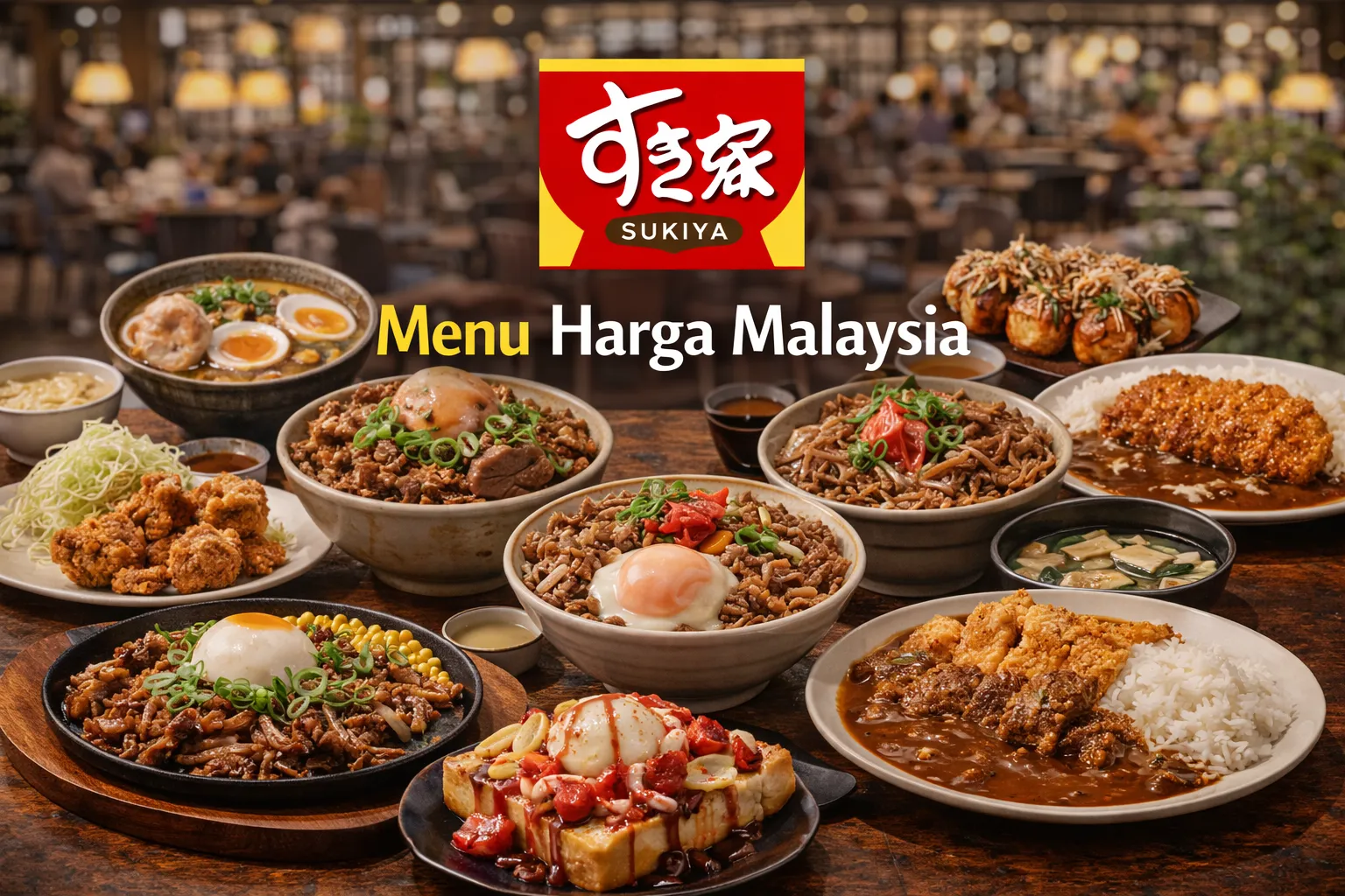 Sukiya Menu Malaysia – 2026 Harga Terkini